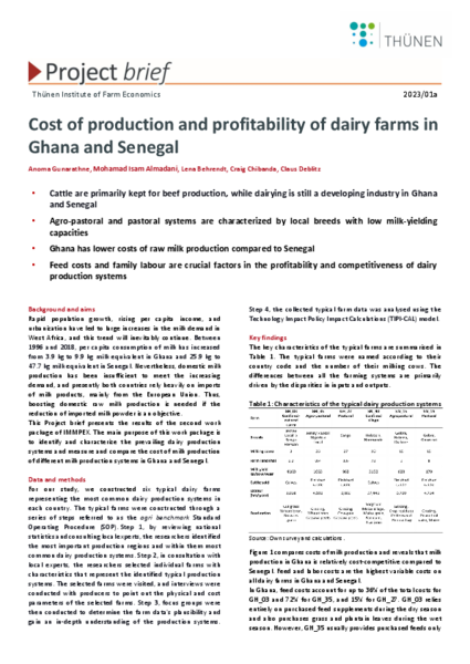 Thünen: Project brief 2023/01a